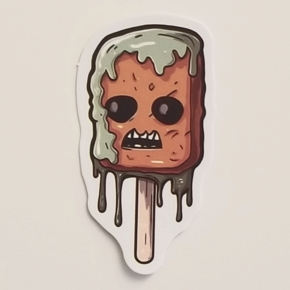 Design | 110 Creepy Popsicle Monster Sticker | Poshmark